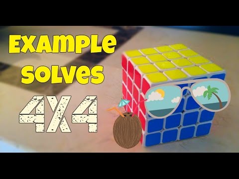 4x4 EXAMPLE SOLVES - COMO RESUELVO EL 4X4 | Ar Speedcuber - YouTube