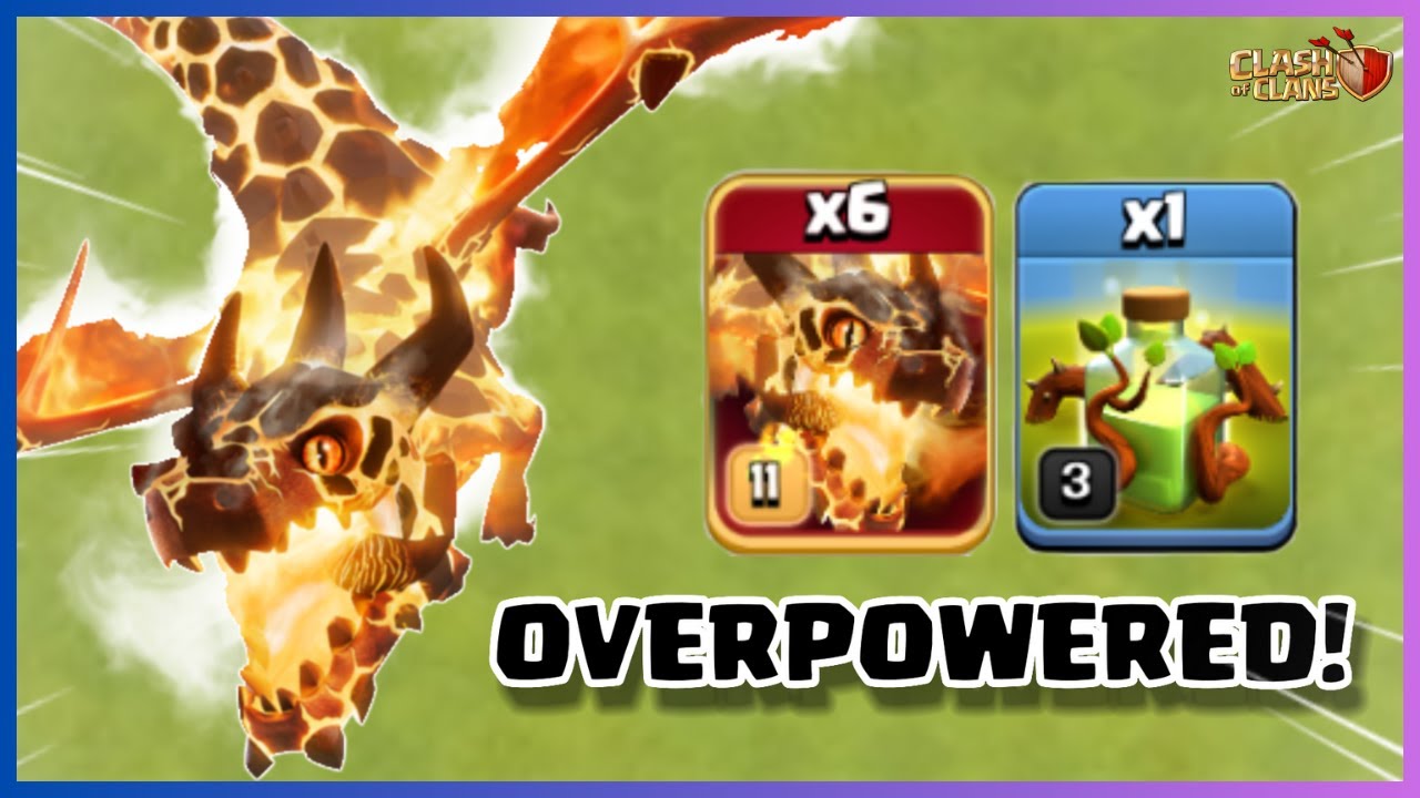 OVERPOWERED! | Super Dragon with Overgrowth Spell Legend Leagues ...
