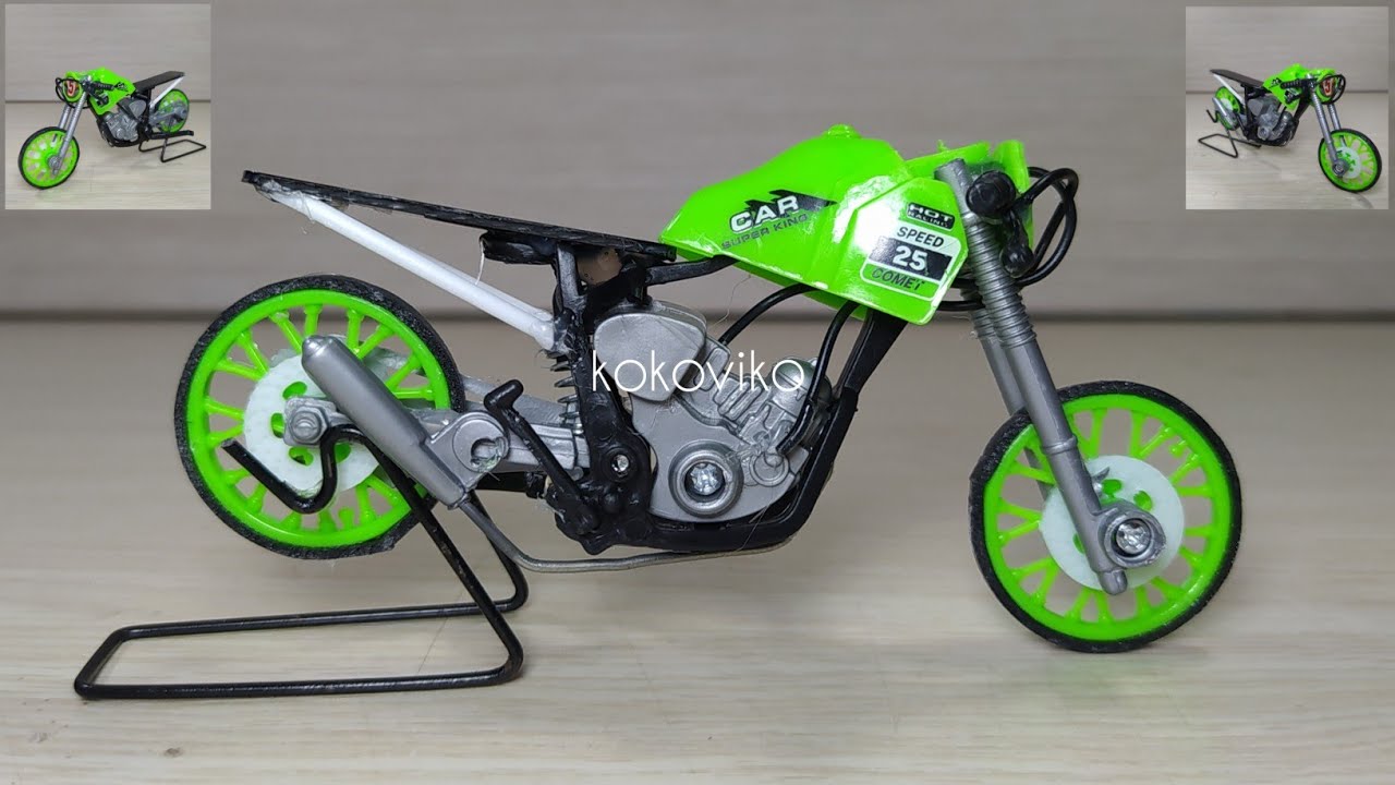Cara Membuat Miniatur Motor Drag Tangki || Miniatur Motor Drag Dari ...