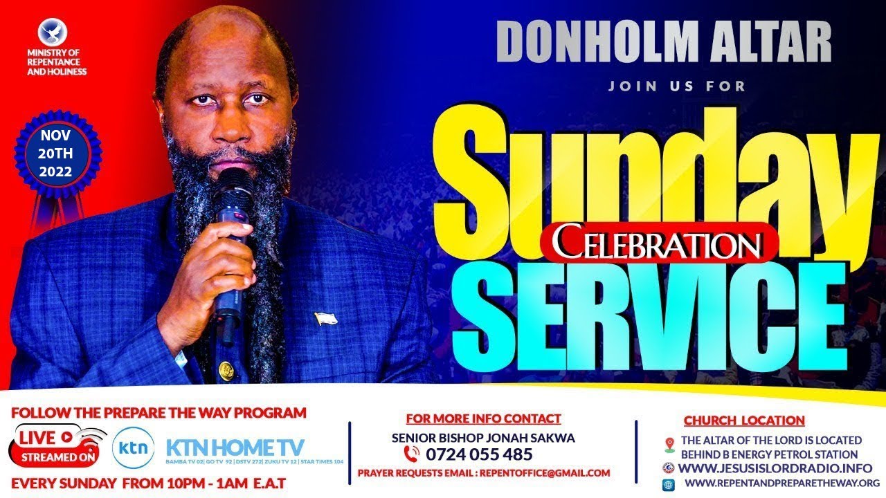 DONHOLM ALTAR SUNDAY SERVICE - 20TH NOVEMBER 2022 - YouTube