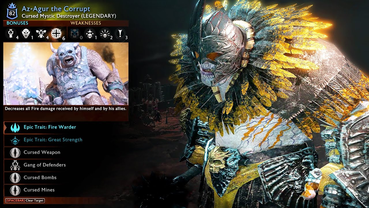 SHADOW OF WAR - UNIQUE THE CORRUPT OVERLORD BATTLE FOR THE CITADEL IN ...