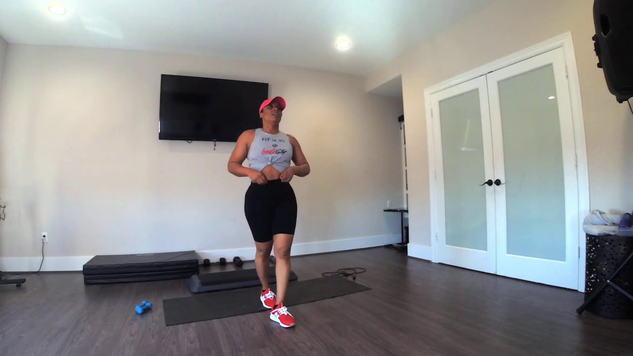 Daily Workout 6/2-Jump Rope, Stepper 2lb Weights - YouTube