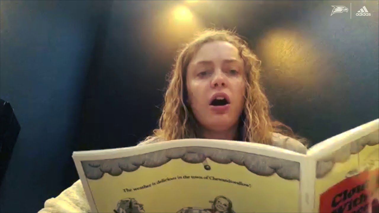 Haley Fuller reads "Cloudy With a Chance of Meatballs" by Judi Barrett ...
