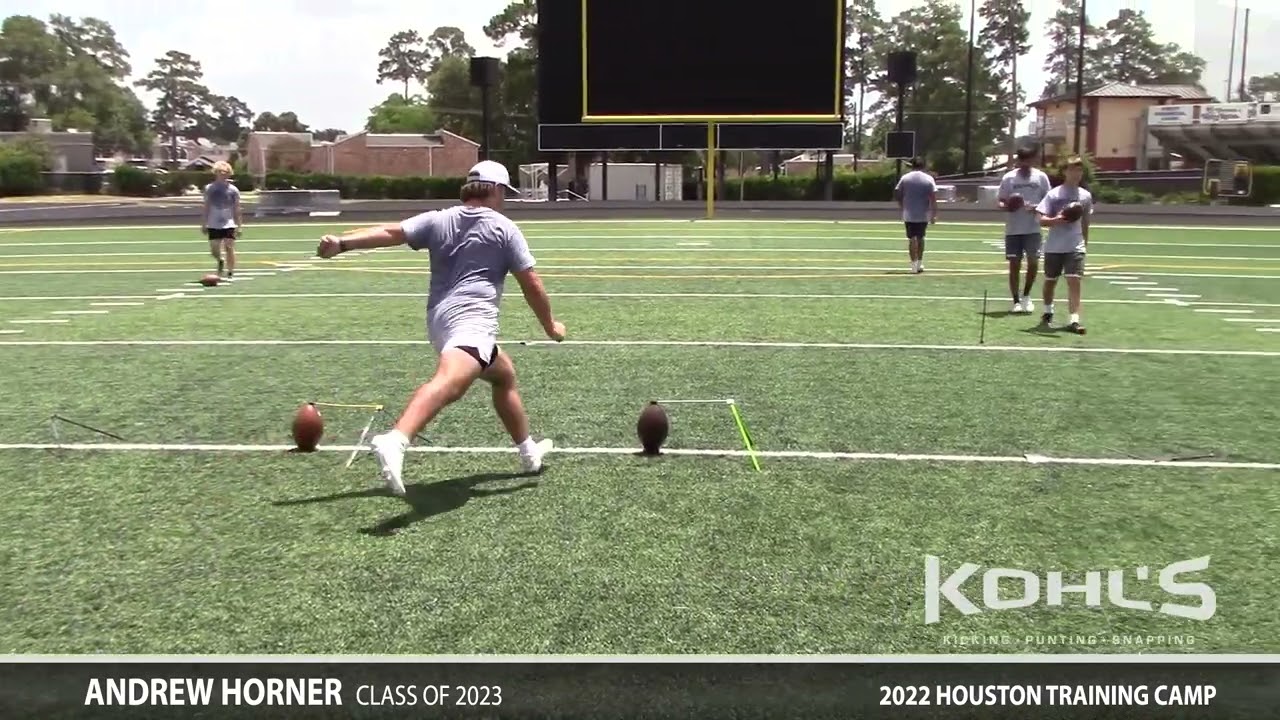 Andrew Horner 2022 Houston Training Camp - YouTube