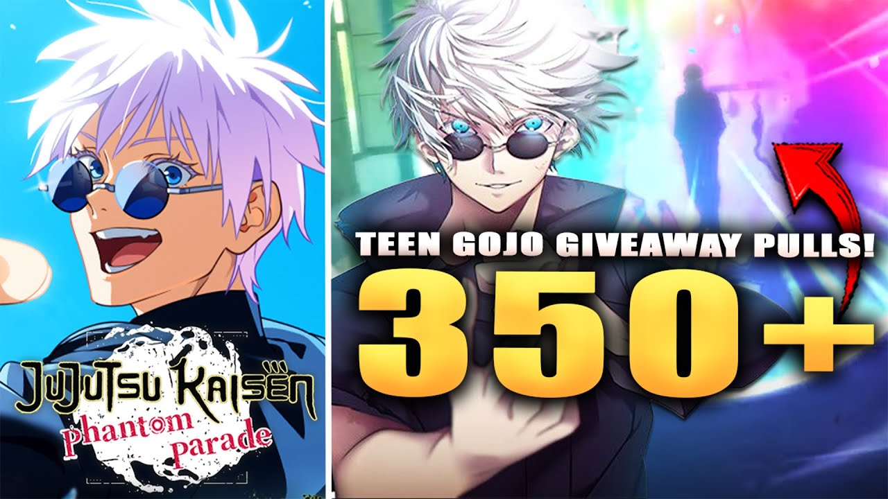 TEEN GOJO 350+ PULLS & GIVEAWAY! YOU GONNA LOVE THIS! (Jujutsu Kaisen ...