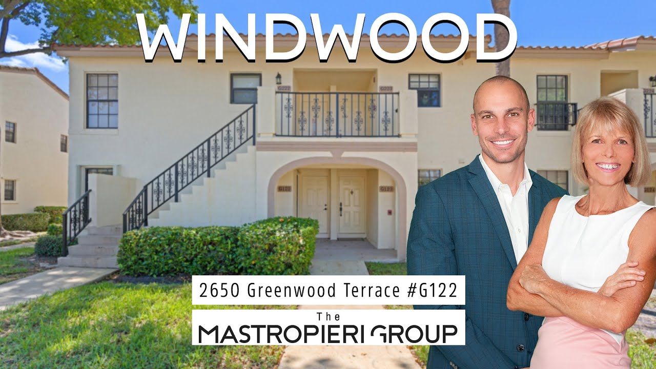 Boca Raton Home Tour | Windwood | 2650 Greenwood Ter G122 - YouTube