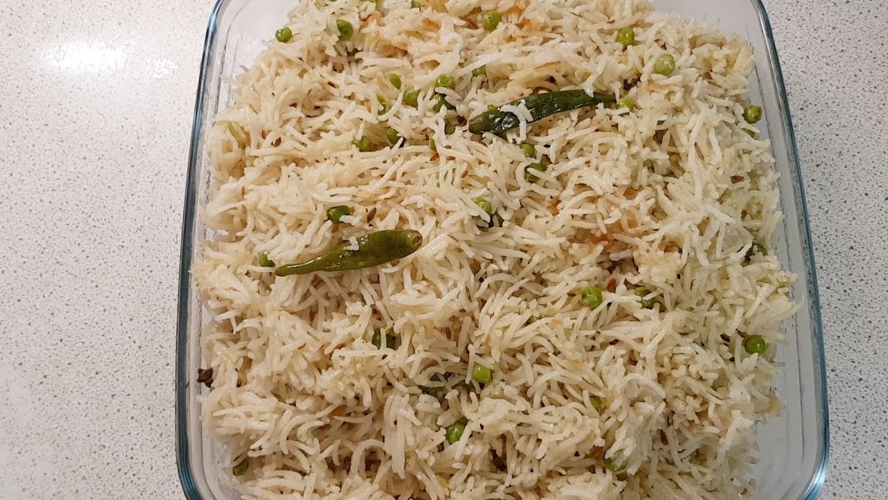 Mutar Pulao, Peas Pulao Recipe - YouTube
