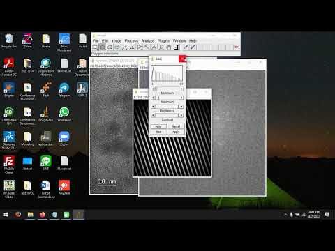 Menghitung d-spacing dari HR-TEM Micrograph(Calculate d-spacing from HRTEM Micrograph) - YouTube