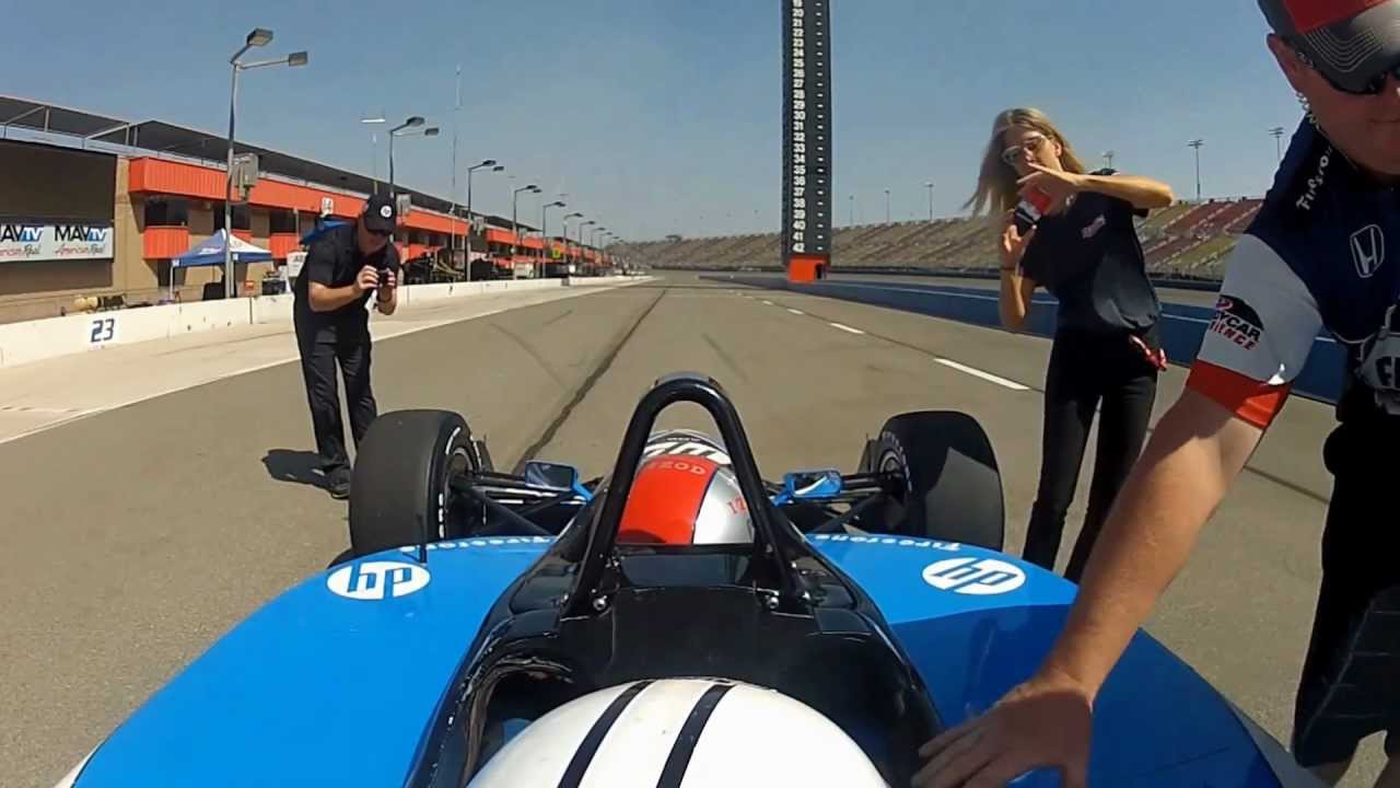 Simon Pagenaud Hosts an IndyCar Two Seater Experience ride at Fontana ...