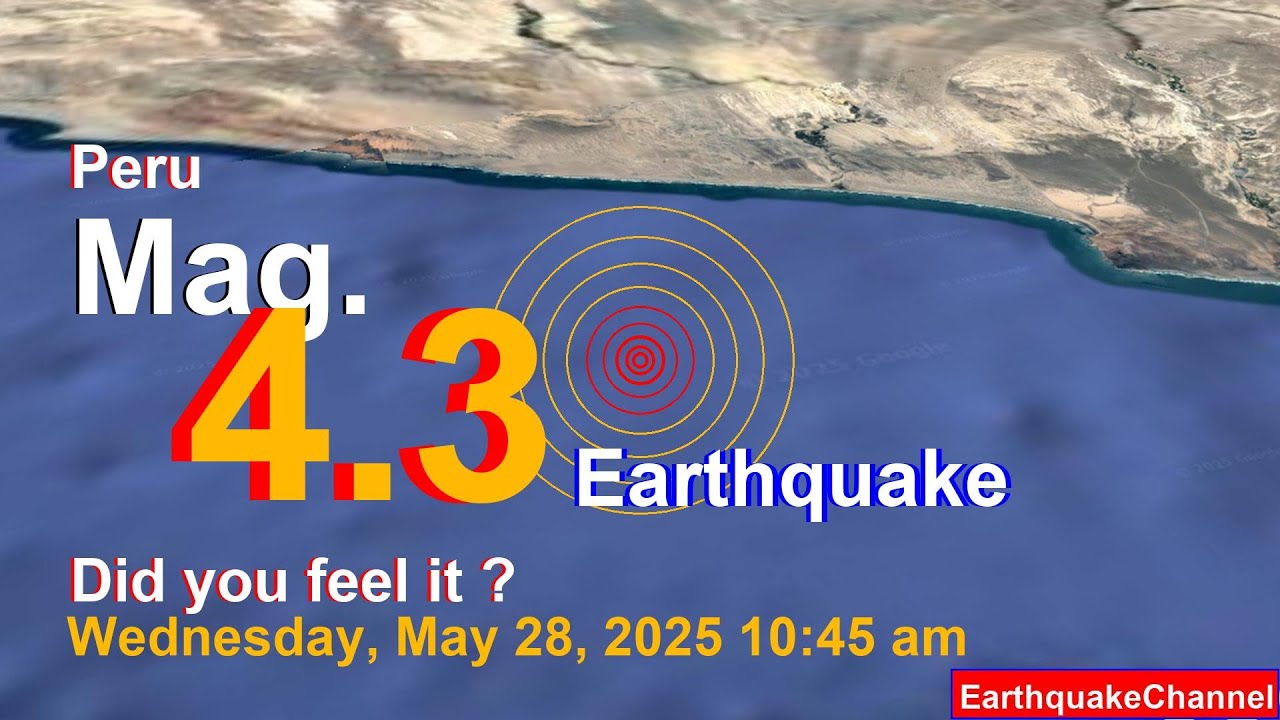 South Pacific Ocean, 67 km Northwest of Minas de Marcona, Ica, Peru ...