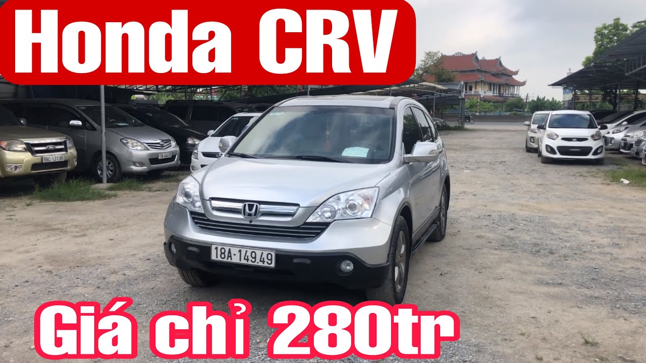 Honda CRV 2.0AT nhập khẩu gầm cao, form dáng đẹp giá chỉ 280tr còn bớt ...