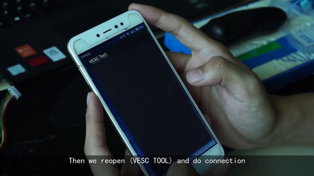 How to use Bluetooth with FSESC base on VESC? - YouTube