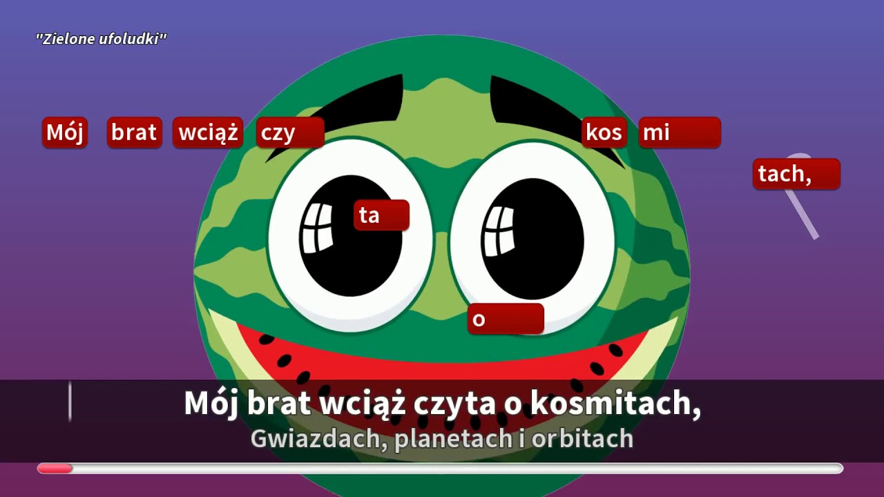 Fasolki Zielone Ufoludki demo karaoke z wokalem - YouTube