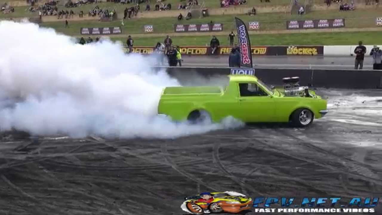 OUTLAW BLOWN HOLDEN UTE AT BRASHERNATS SYDNEY 2014 - YouTube