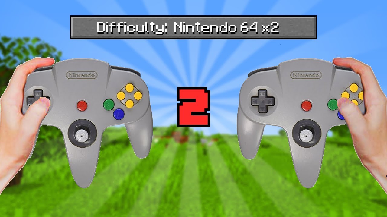 Can you play minecraft using TWO Nintendo 64 Controllers? - YouTube