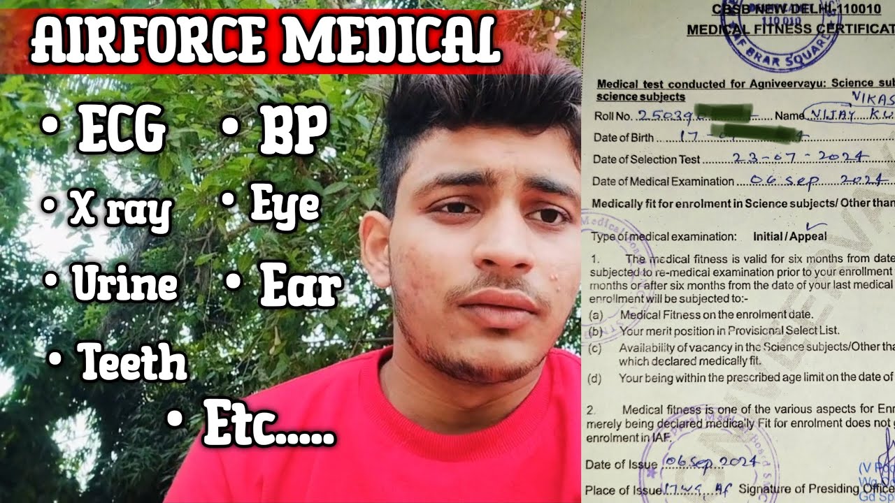 Complete Airforce Medical Test Details: Eligibility, Process & Tips ...
