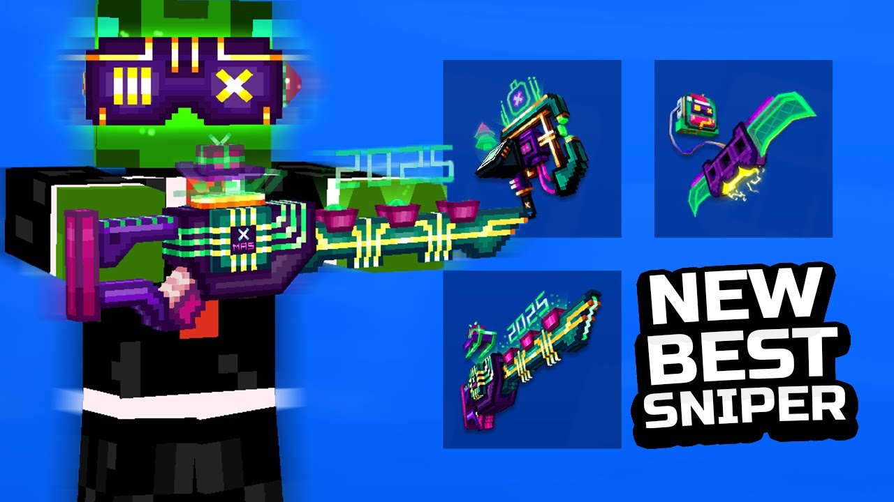 NEW BEST SNIPER IN PIXEL GUN 3D - IC3BR3AK3RS LOTTERY WEAPONS REVIEW ...