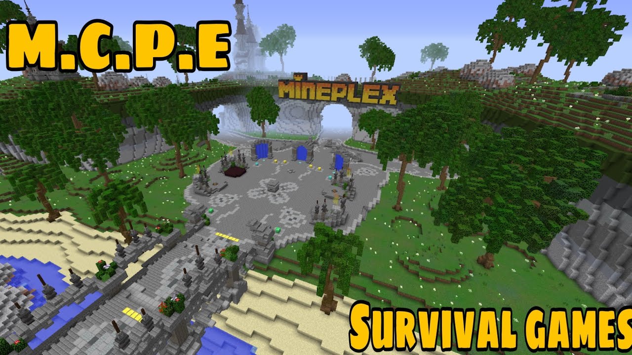 Minecraft P.E : Mineplex : Survival Games - YouTube
