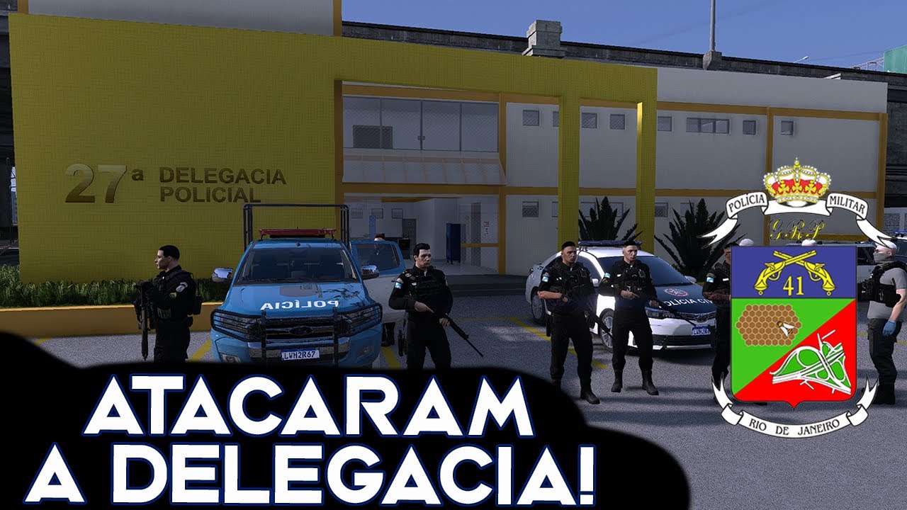 TRAFICANTES ATACAM O 27º DP E O 41° BPM VAI NO APOIO - 41 BPM FiveM ...