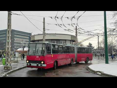 Rövid videó: Ikarus 280 GVM (236) fordul a 80-as vonalon. - YouTube