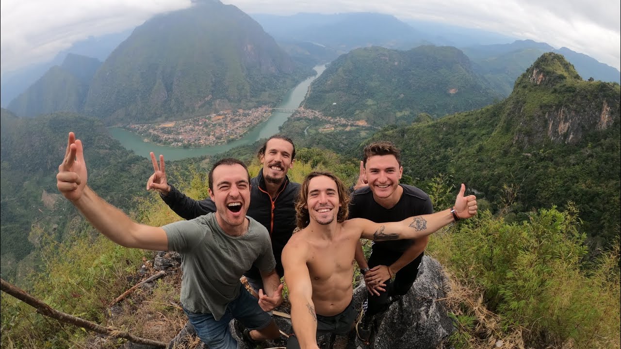 Jungle Trekking in Laos - YouTube