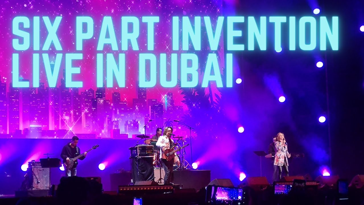 Six Part Invention Live in Expo 2020 Dubai Jubilee Park#TIMEMACHINE ...