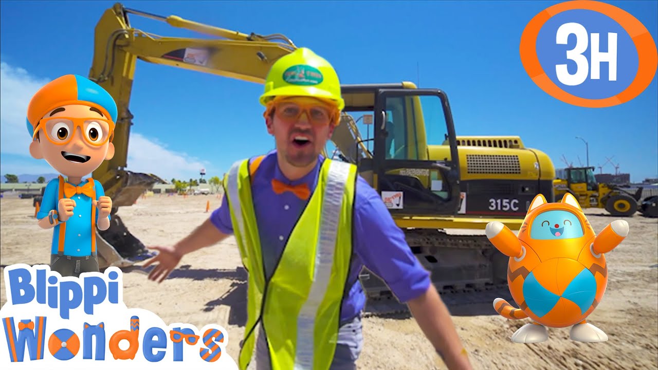 Blippi Explores an Excavator! | Blippi & Blippi Wonders Videos for Kids ...