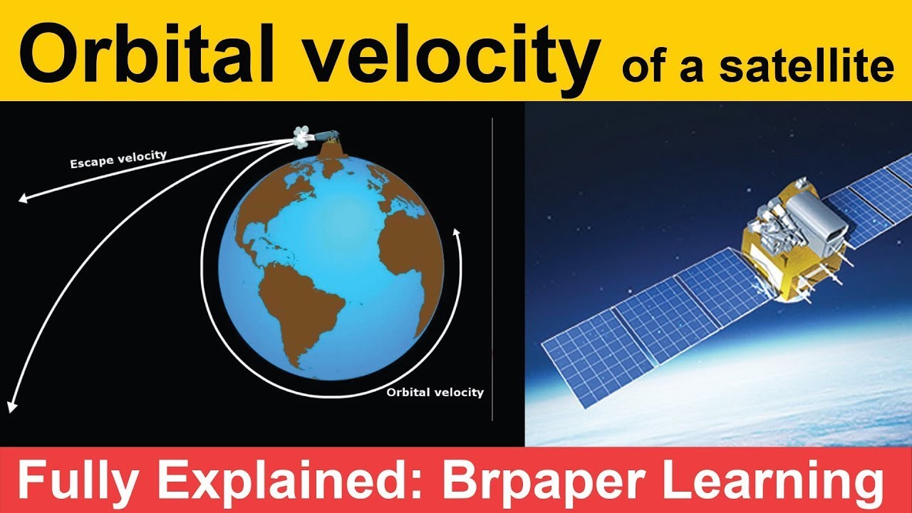 Orbital velocity of a satellite | IIT JEE MAINS /NEET |Motion Of ...