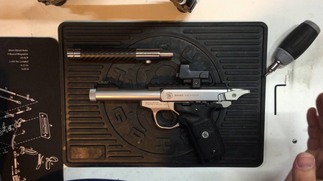 Smith & Wesson SW22 Victory Barrel Swap - YouTube