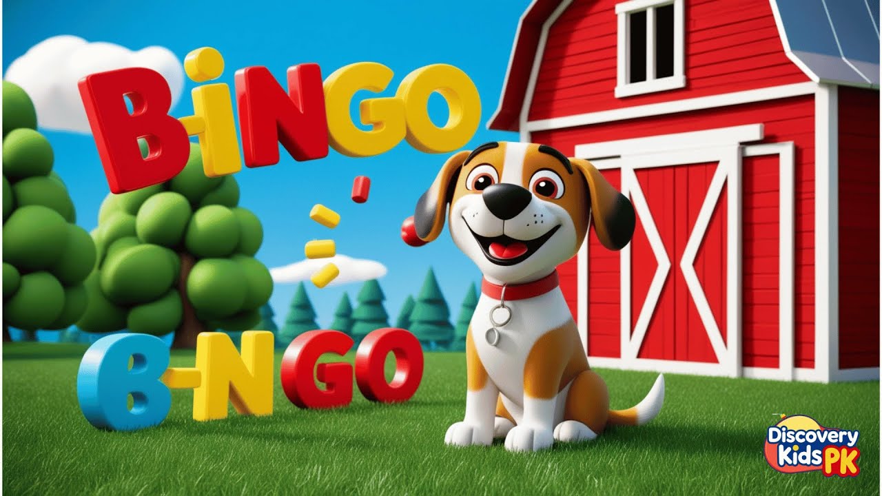 BINGO Dog Song - @discovery Nursery Rhymes & Kids Songs - YouTube