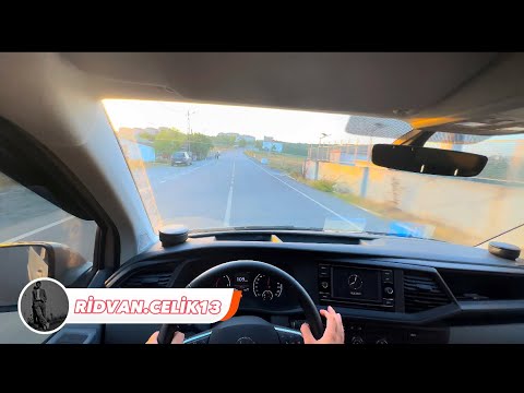 ARABA SÜRME POV DRİVİNG HIZ DENEMESİ VE MERCEDES VİTO İLE YARIŞ VOLKSWAGEN TRANSPORTER (2022)