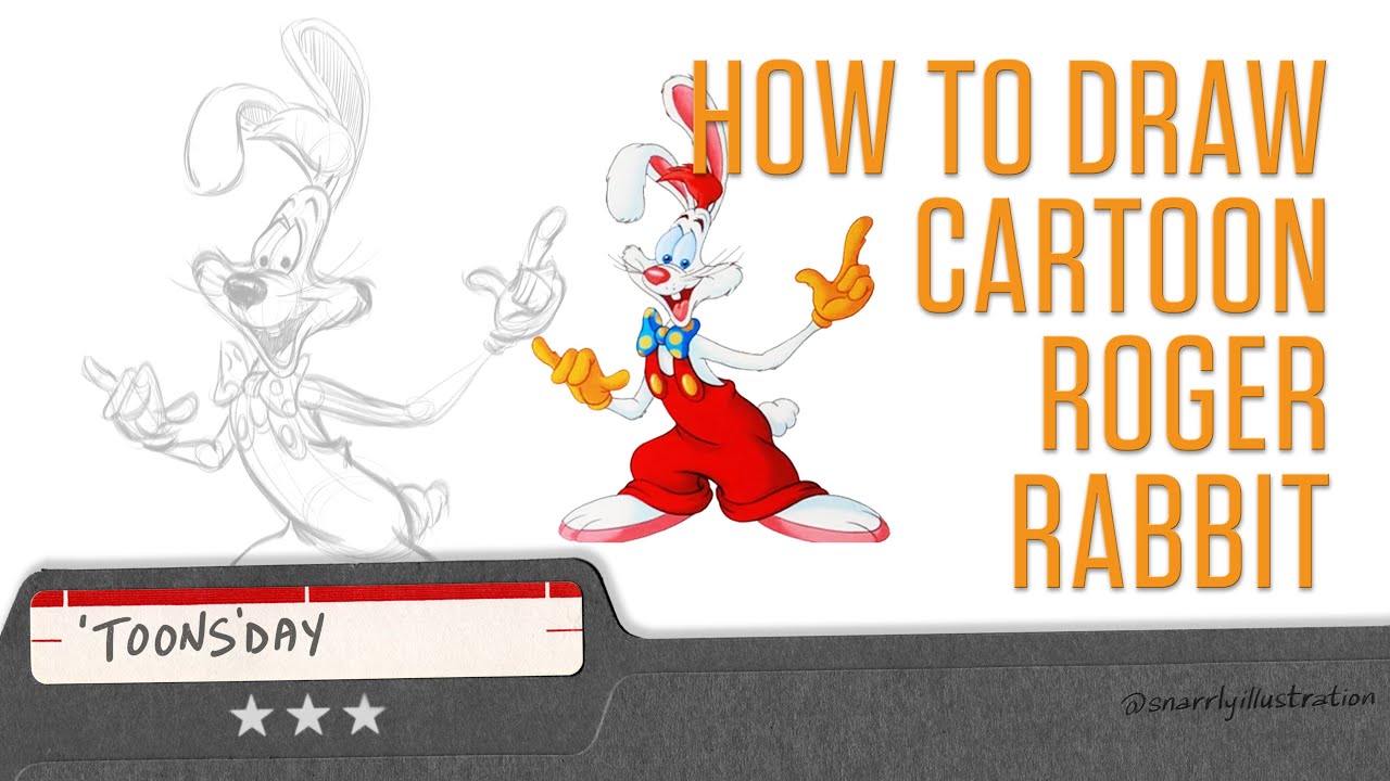 How to draw Roger Rabbit - YouTube