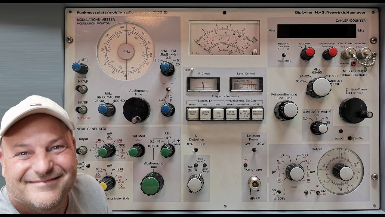 H. G. Neuwirth Hannover Funkmessplatz FMG 10 mobile radio test set ...