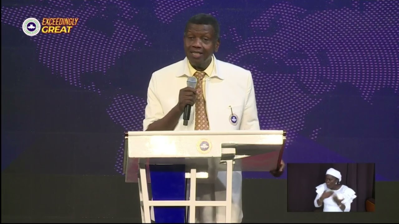 PASTOR E.A ADEBOYE SERMON | EXCEEDINGLY GREAT - thejesusculture