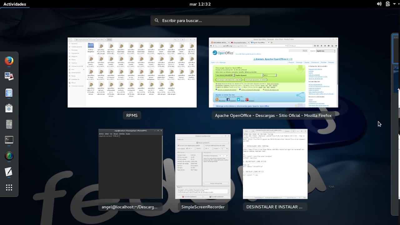 Curso Fedora. Instalar openoffice en fedora 22 al 27. Video 4.2 - YouTube