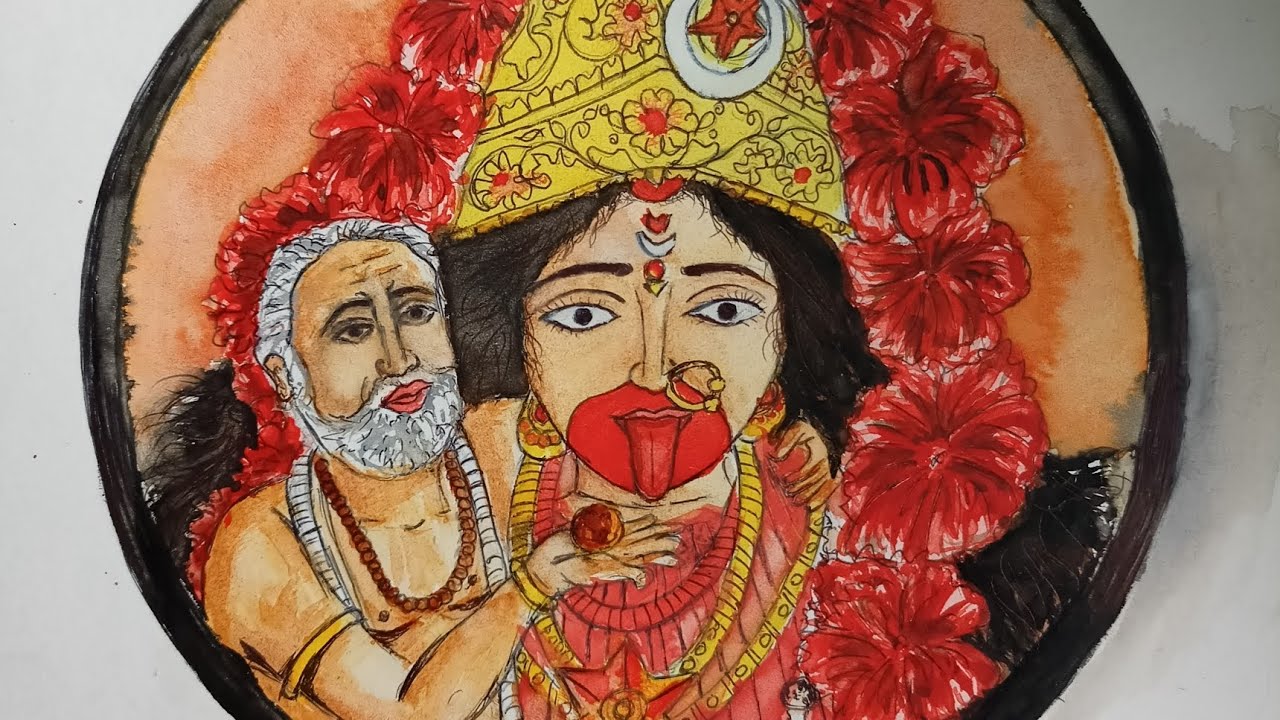 maa tara drawing/ full colour tutorial 🎨🖌️😉 - YouTube