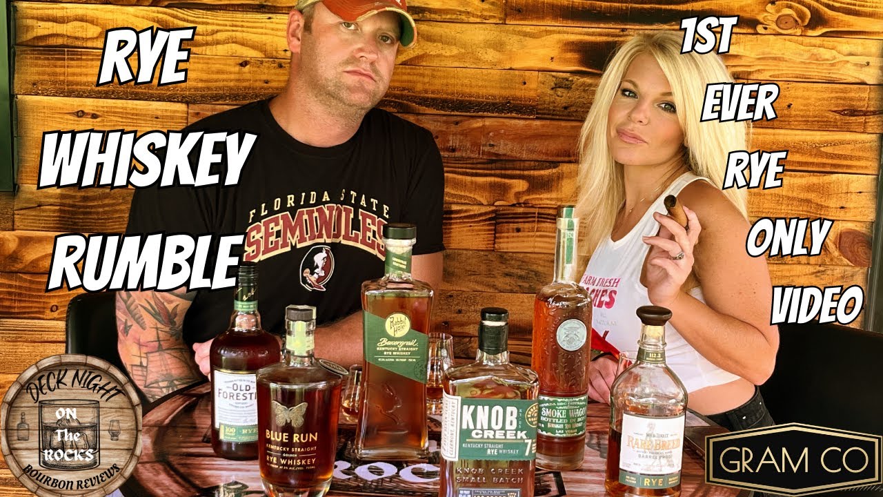 RYE WHISKEY BLIND TASTING WITH A NICE CIGAR | CAN AMY NAIL THIS BLIND ...