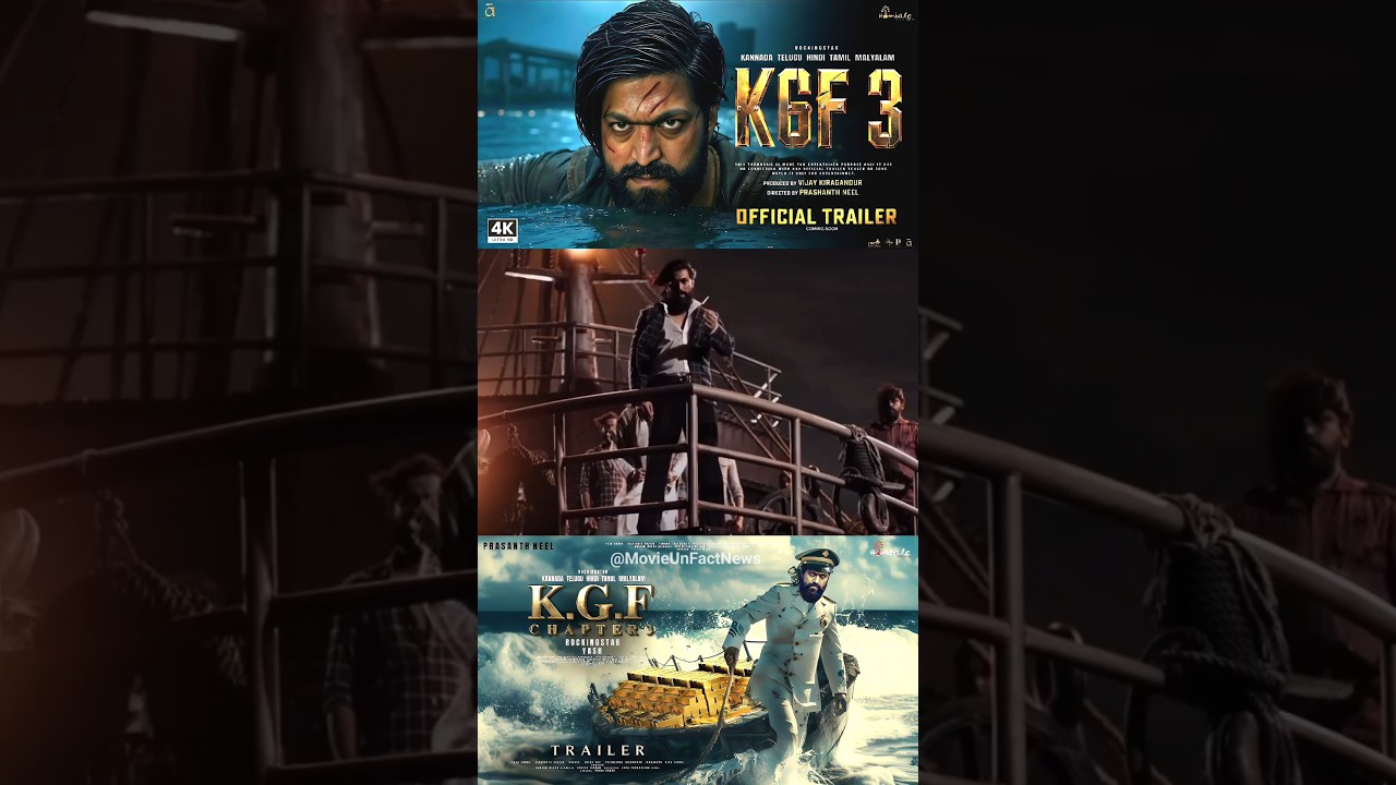 K.G.F: Chapter 3 - Official Trailer | Kgf 3 Movie | Rocking Star Yash ...