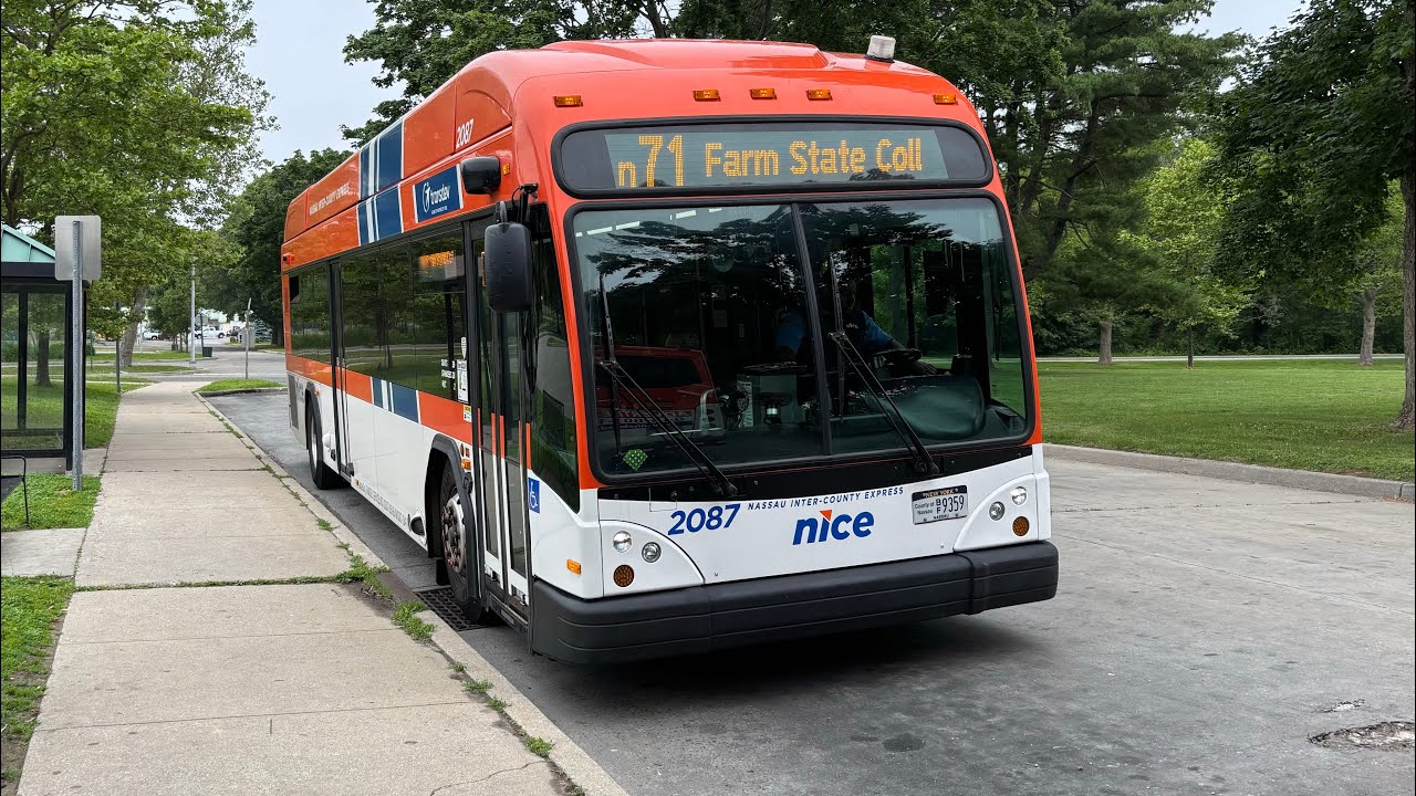 NICE Bus Onboard: 2022 Gillig BRT+ CNG #2087 on the n71S - YouTube