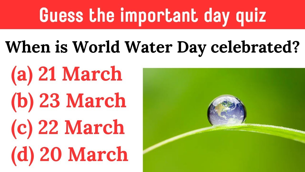 Guess the important day quiz | - YouTube
