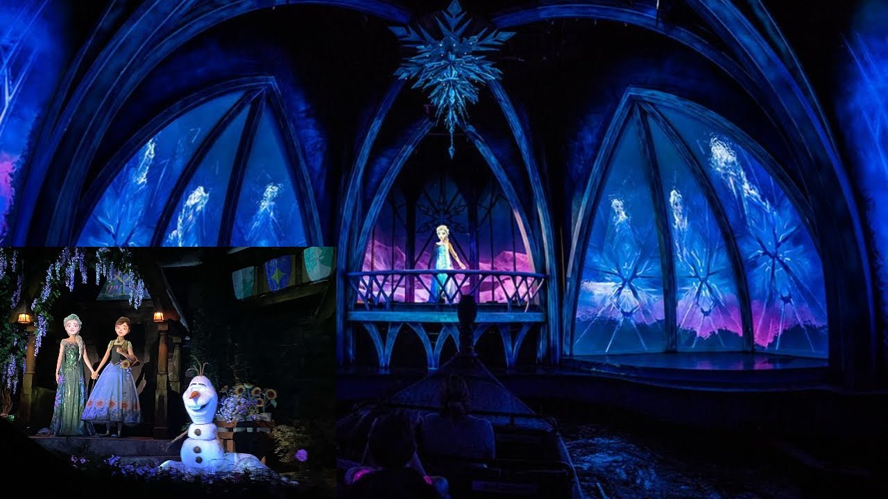 SO BEAUTIFUL FROZEN EVER AFTER RIDE AT EPCOT | DisneyWorld | Orlando ...