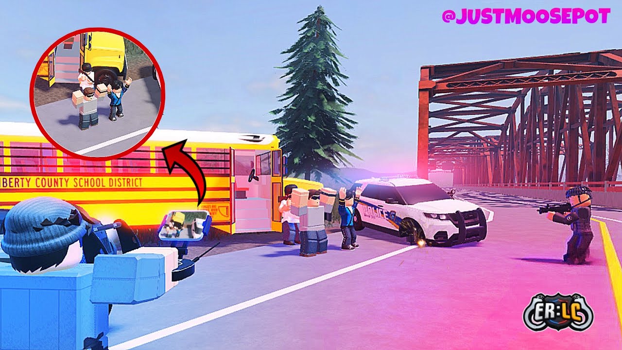 CREEPY UNCLE HIJACKS A SCHOOL BUS! (ERLC Roleplay) - YouTube