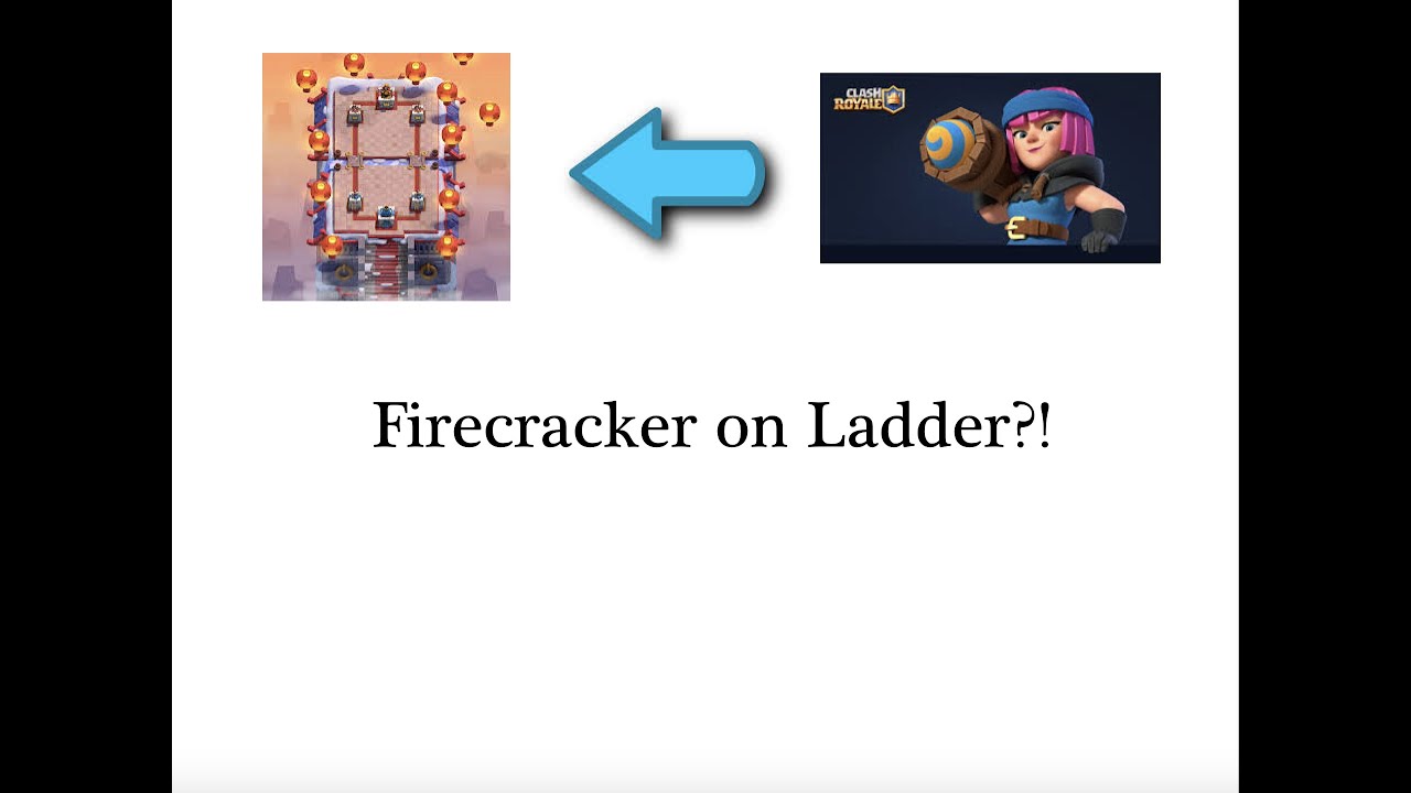 Clash Royale - Firecracker Deck on Ladder! - YouTube