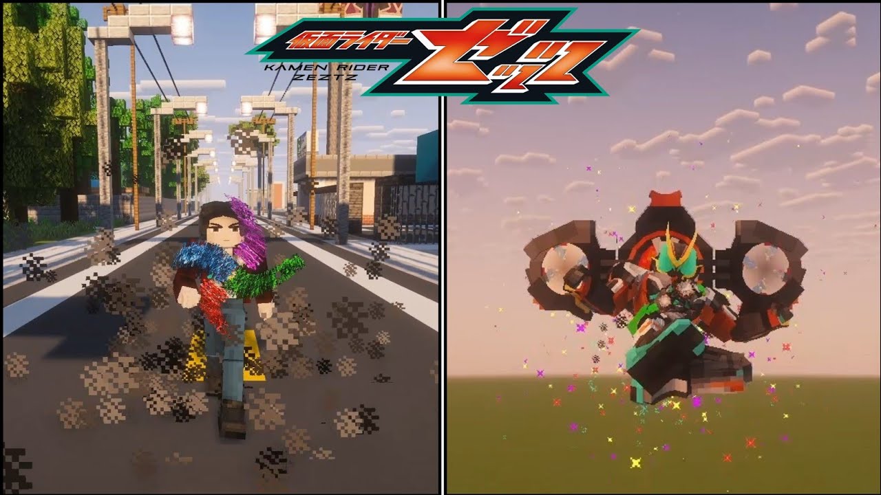 [YSM] Kamen Rider Zeztz Catastrom Mods For Minecraft Java 1.20.1 - YouTube