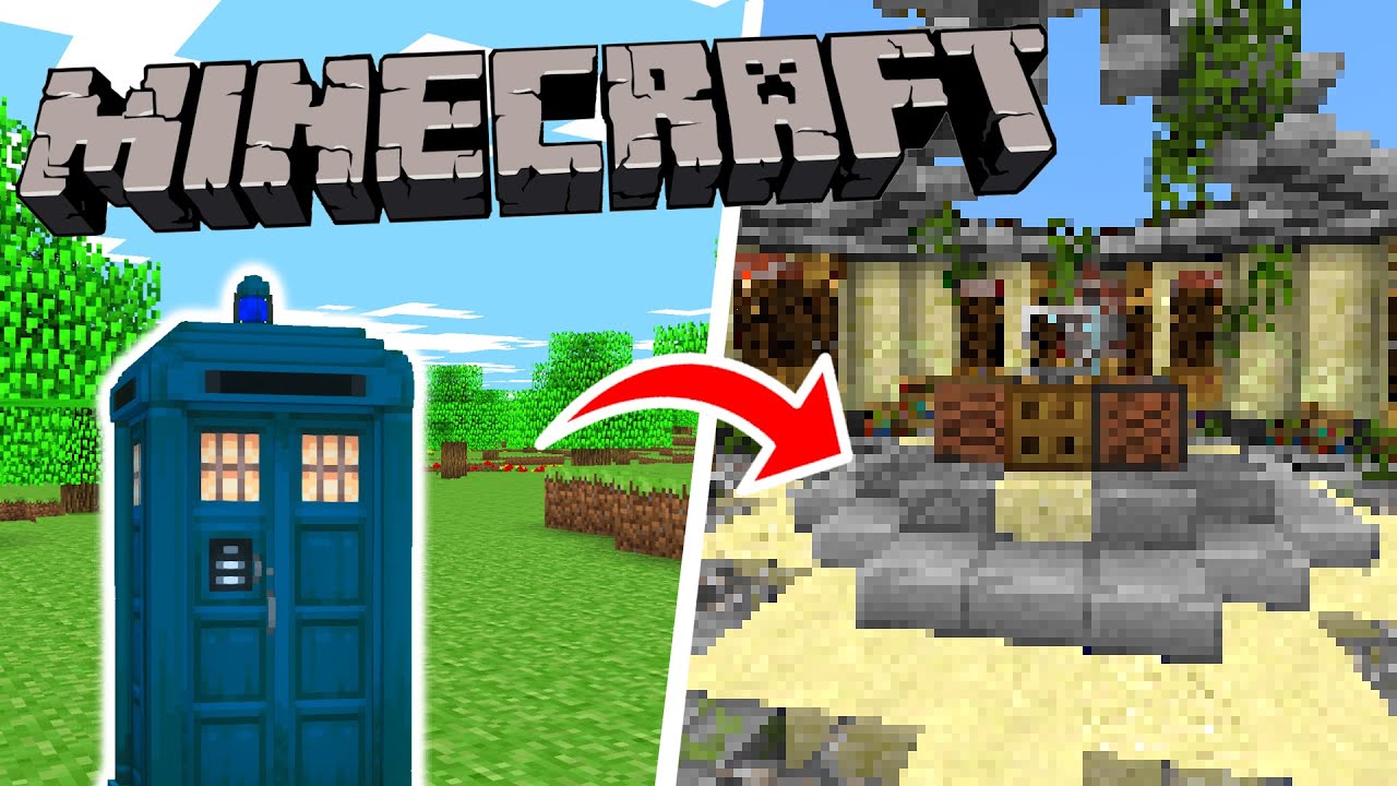 Can I build a TARDIS in the FIRST Minecraft version? - YouTube