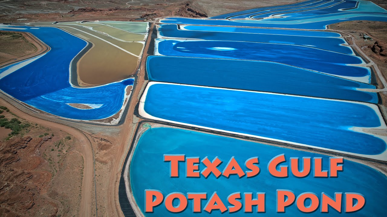 POTASH EVAPORATION POND, Intrepid Mine, Moab Utah - YouTube