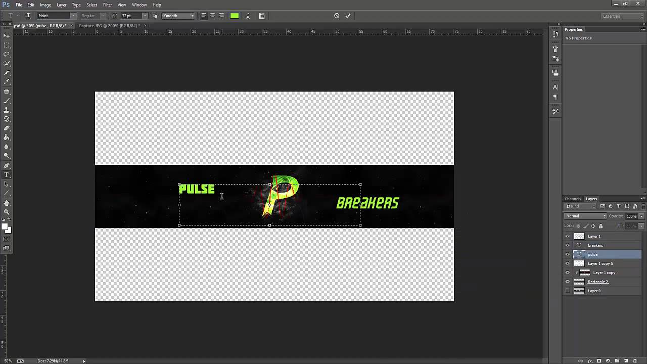 SayneDesigns Pulse Youtube Banner SpeedArt #3 - YouTube