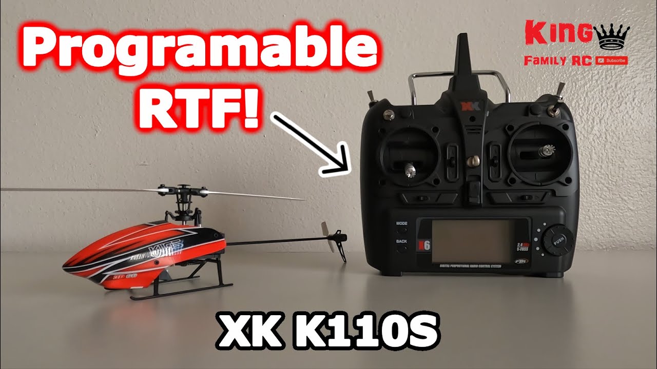 Adjusting Rates and Expo XK K110S! - YouTube