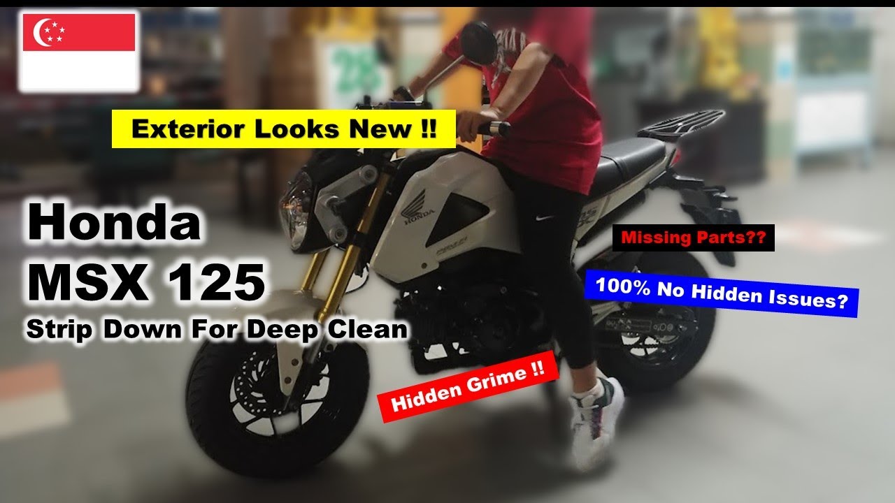 Strip Down & Clean Up | Honda MSX125 Restoration [ Part 1 ] - YouTube