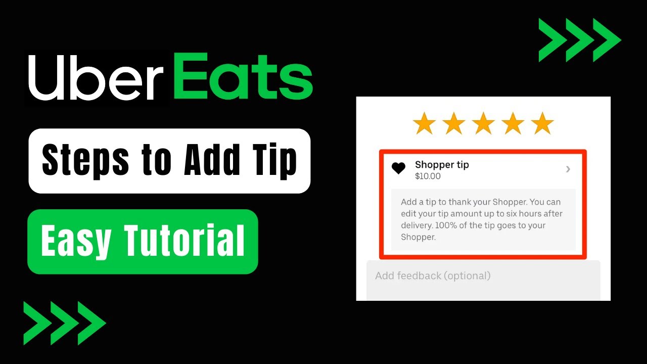 How to Add Tip in Uber Eats? [EASY GUIDE] - YouTube